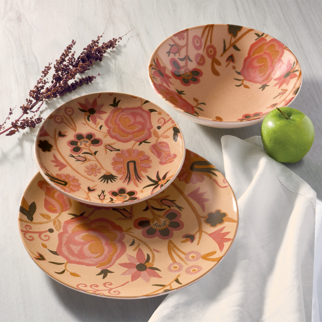 Oxford Unni-Sage Stoneware 16 Piece Dinnerware Set Service for 4 ...